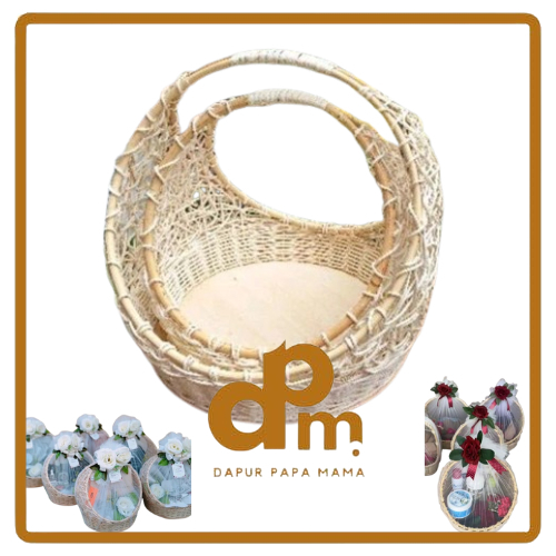 Jual Keranjang Parcel Rotan Model C Cincin | Wadah Box Keranjang ...