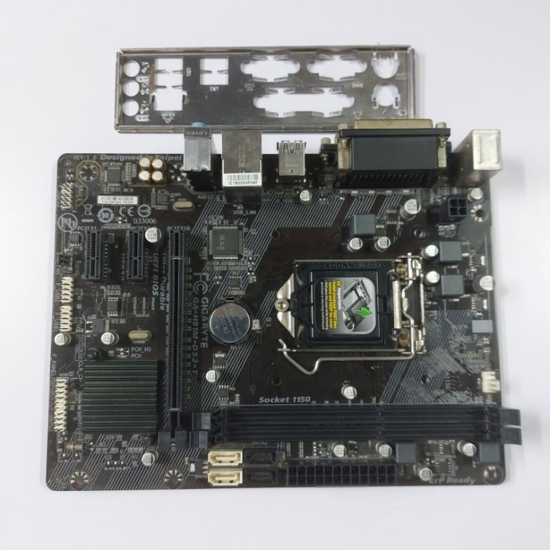 Jual Mainboard 1150 GIGABYTE GA-H81M-DS2-T Socket 1150 Support Gen4 ...