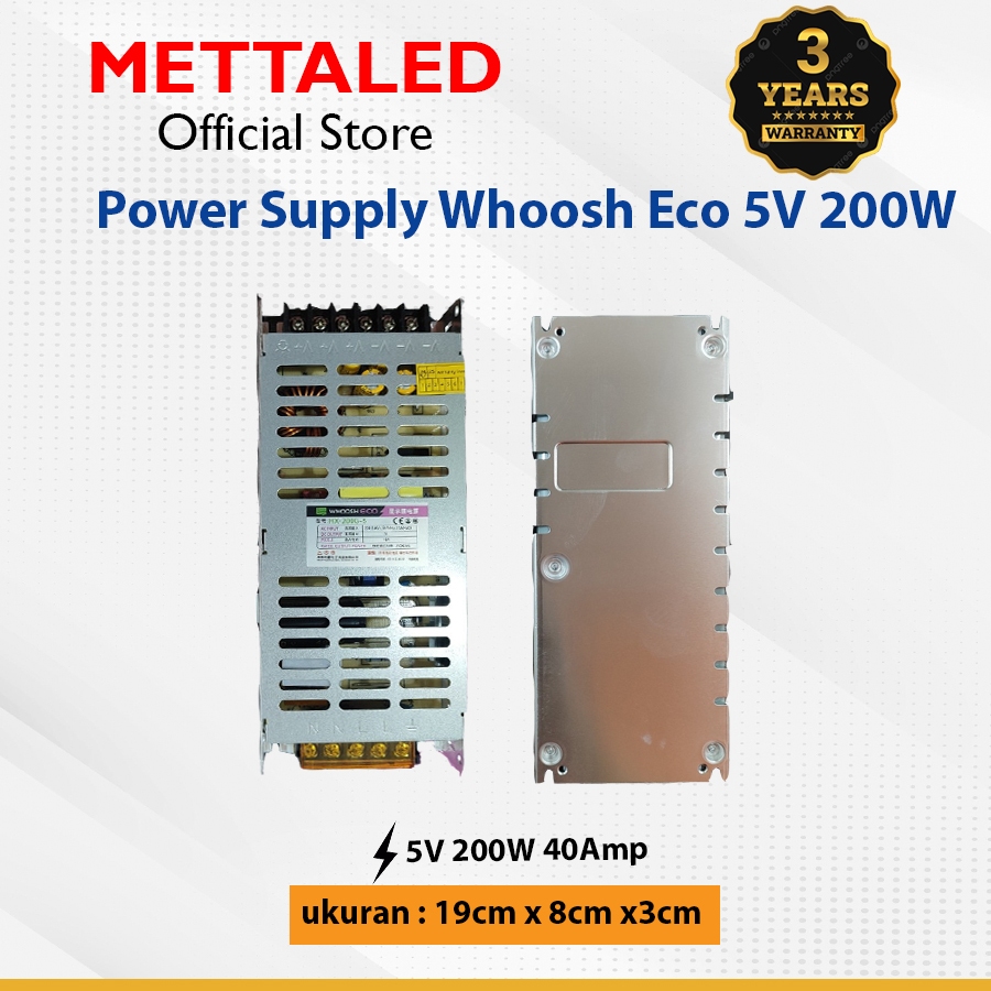 Jual POWER SUPPLY ADAPTOR INDOOR SLIM WHOOSH ECO 5V 200W 40-A GARANSI 1 ...