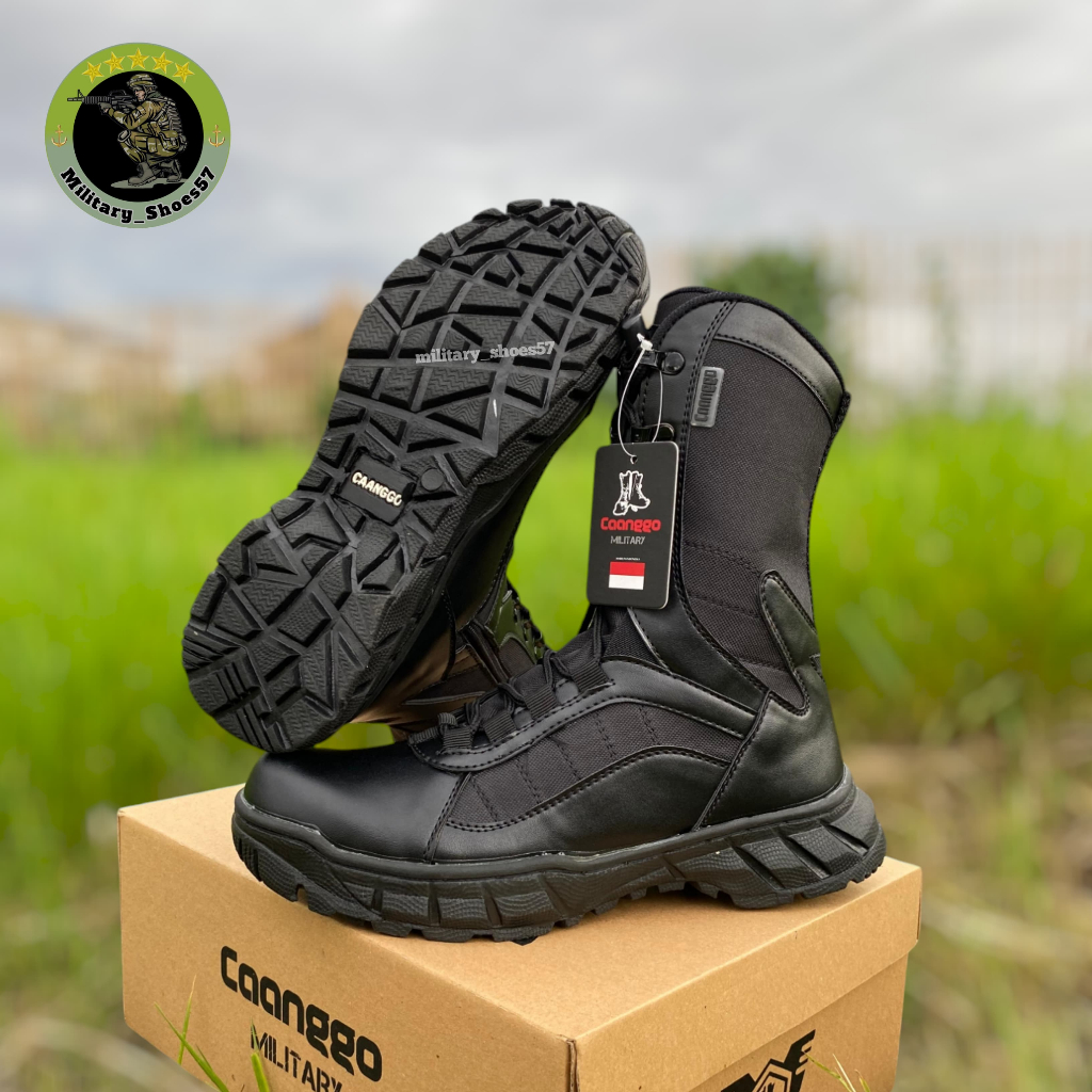 Jual Sepatu pdl ninja tni polri tactical safety boots ujung plat besi ...