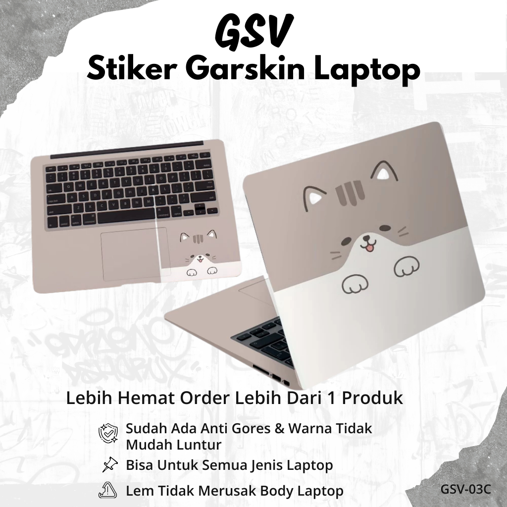 Jual Garskin Sticker Laptop Cover Protector Notebook Skin Garskin Cute ...