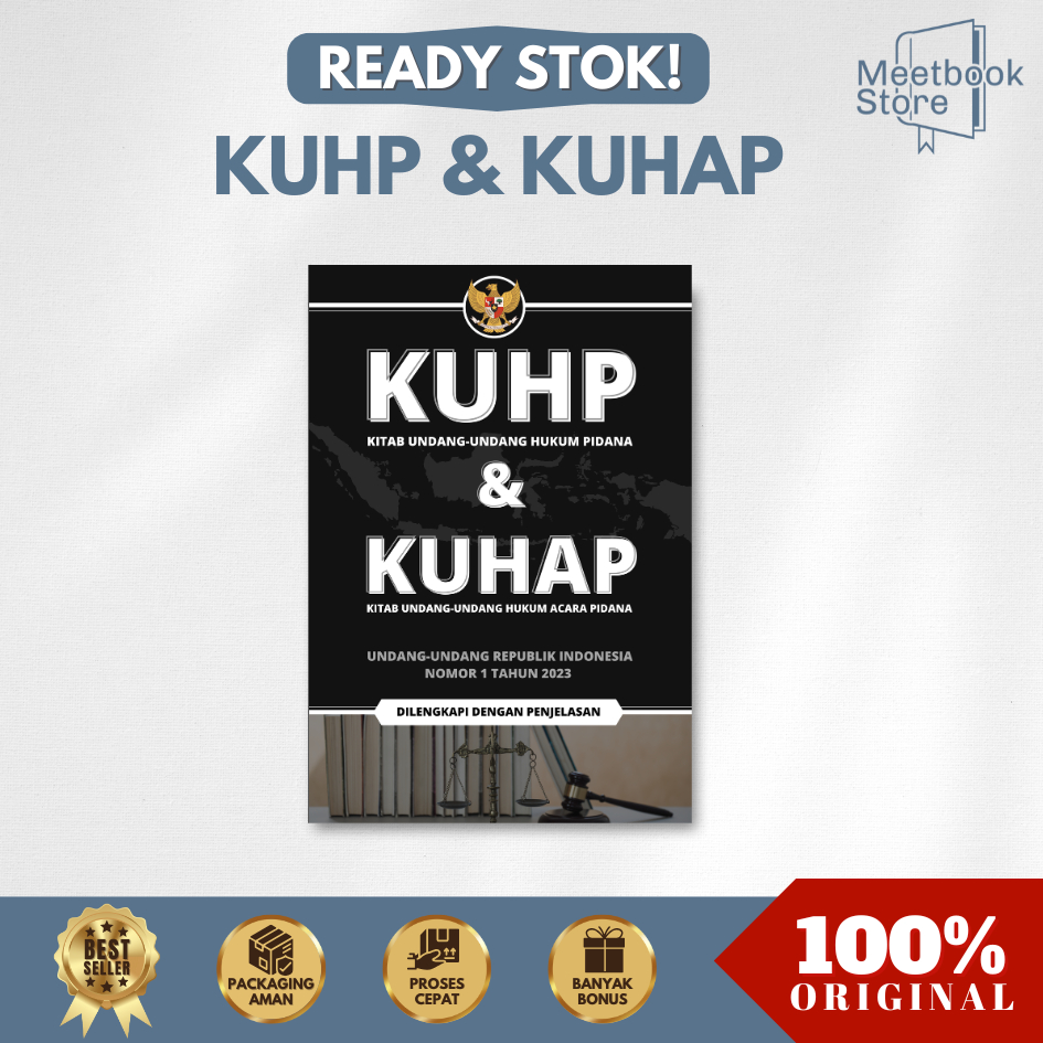 Jual Buku KUHP & KUHAP Dilengkapi Dengan Penjelasan - Garda Cendekia | Shopee Indonesia