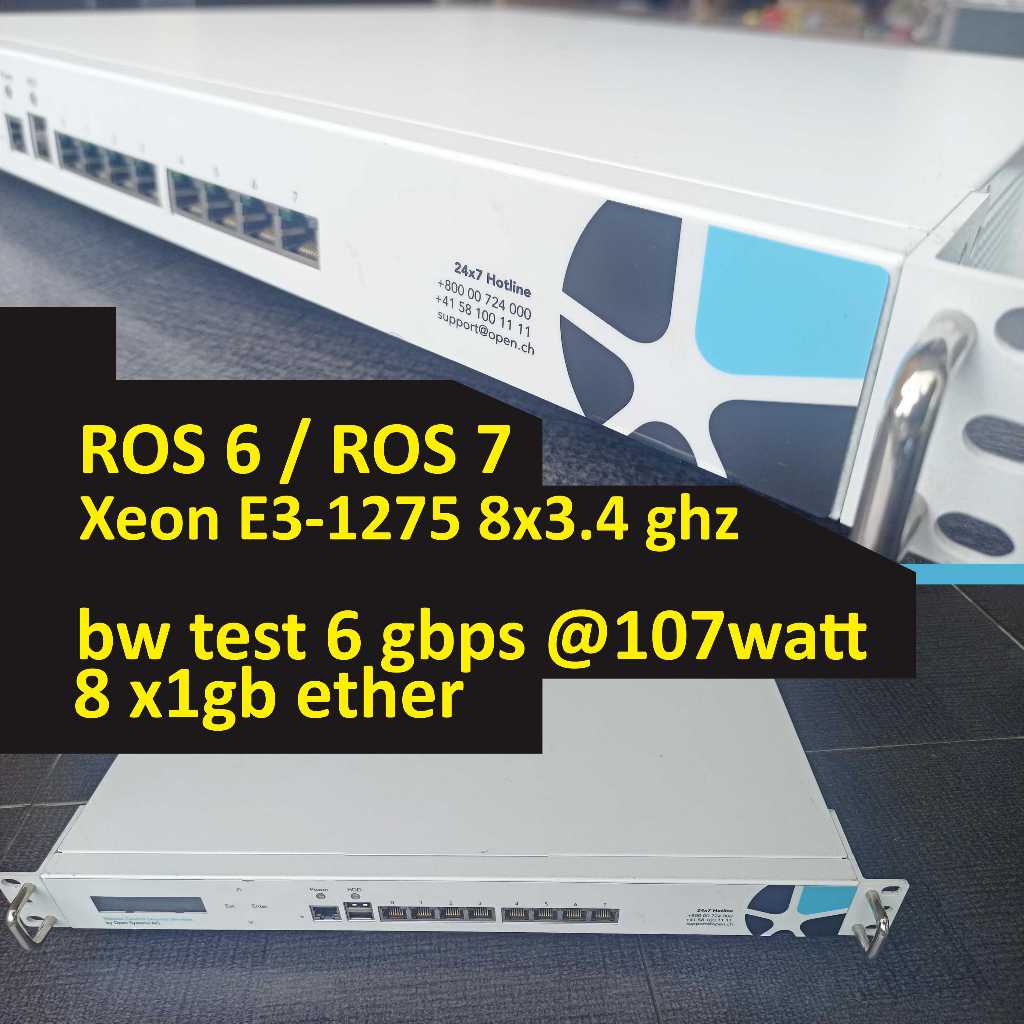 Jual mikrotik server x86 xeon E3 cpu 3400 ghz 8 core ros level 8 ...