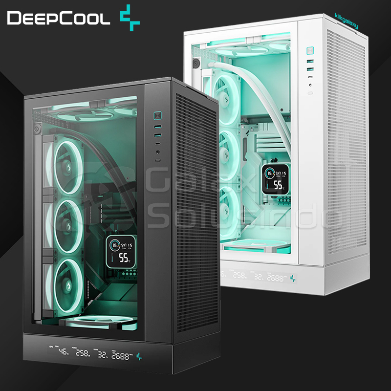 Jual DeepCool CH270 DIGITAL Tempered Glass M-ATX Black Gaming Case ...