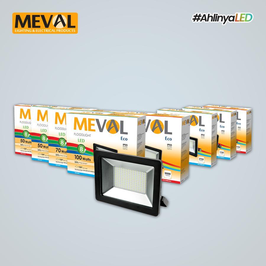 Jual MEVAL Lampu Sorot LED Flood light ECO Series 70 - 300 Watt ...