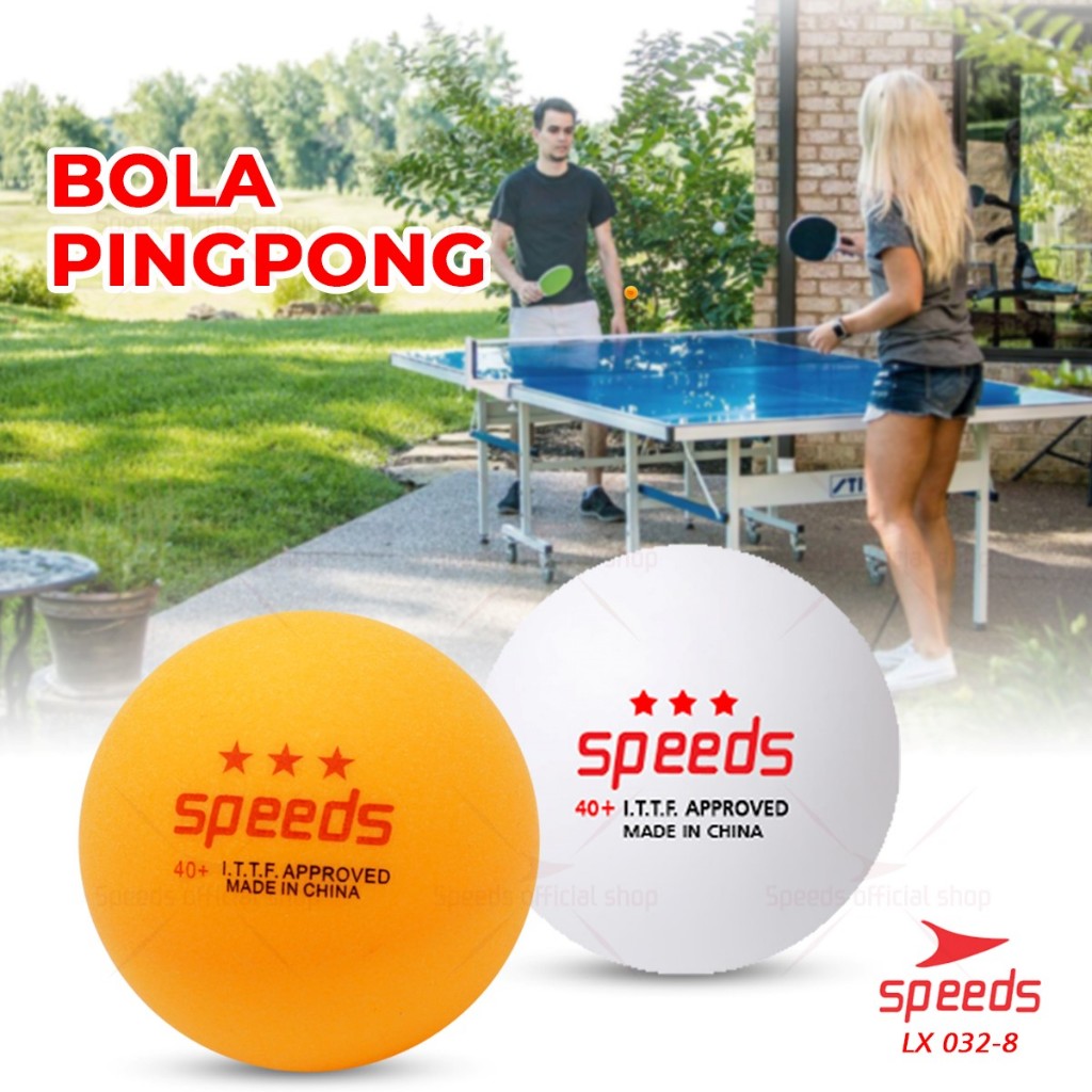 Jual SPEEDS Bola PingPong Bola Tenis Meja Tennis Table Ball Bola Pingpong 032-8 | Shopee Indonesia