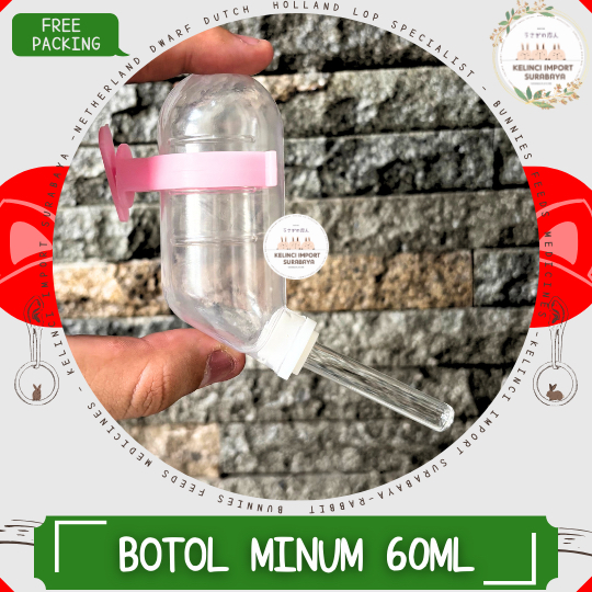 Jual BOTOL MINUM HAMSTER & GUINNEA - 60ML | Shopee Indonesia