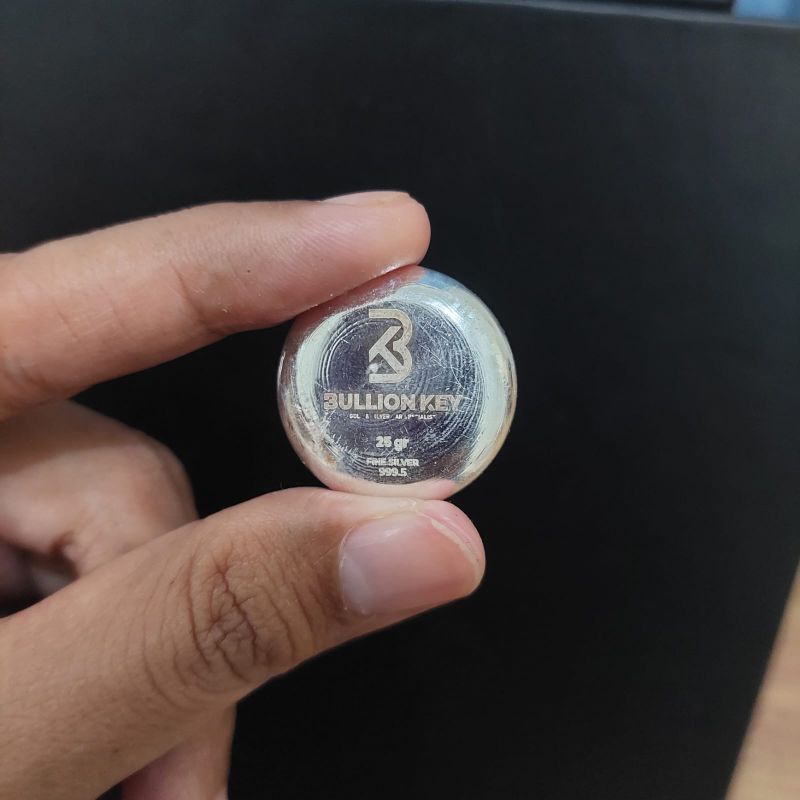 Jual Bullion Key Silver Bar/Batangan/Casting Perak Asli Murni 25 gram ...