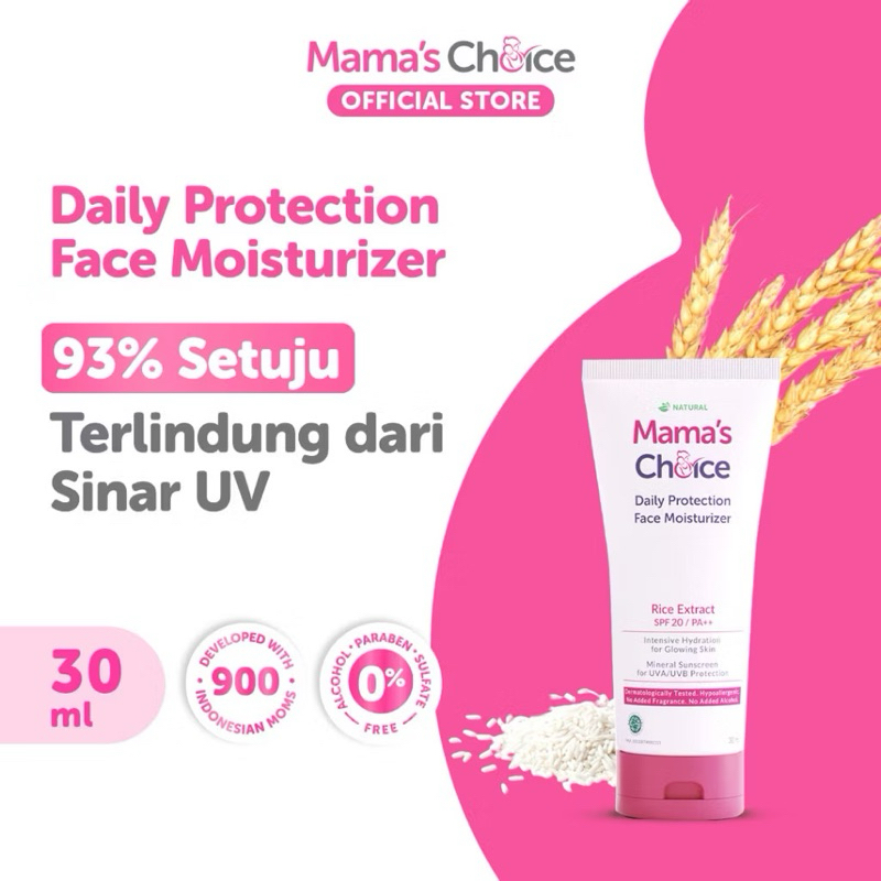 Jual Mama’s Choice Daily Protection Face Moisturizer SPF 20 PA++ Mama ...