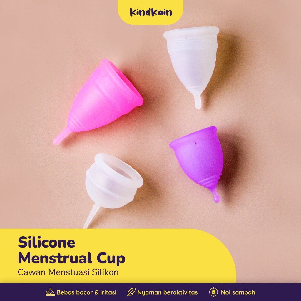 Jual KindKain Silicon Menstrual Cup Cawan Corong Menstruasi Haid ...