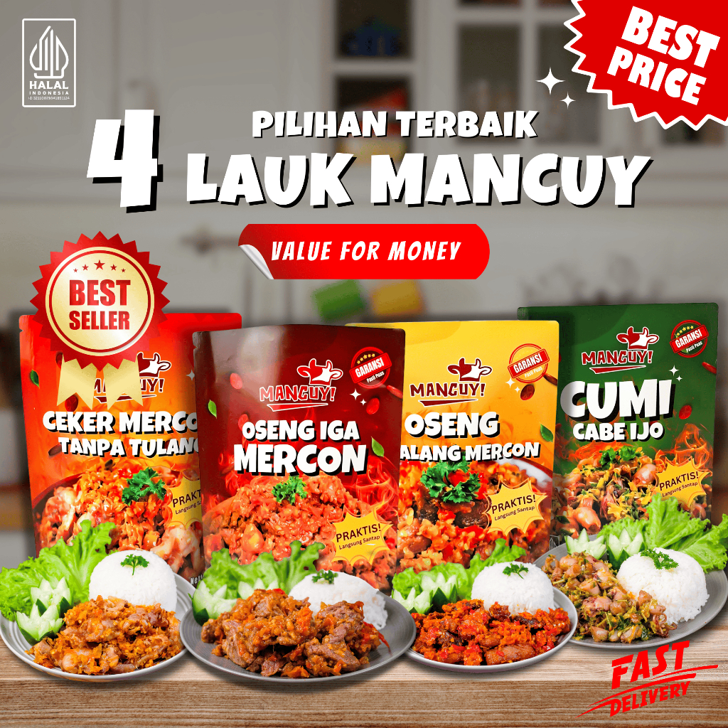 Jual Mancuy - Paket Bundling 4pack - Lebih Hemat - Oseng Iga Mercon ...