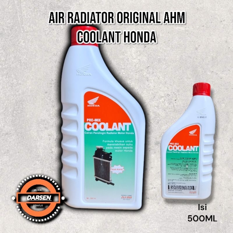 Jual AIR RADIATOR AHM 500ML ORIGINAL HONDA CAIRAN COOLANT PENDINGIN ...