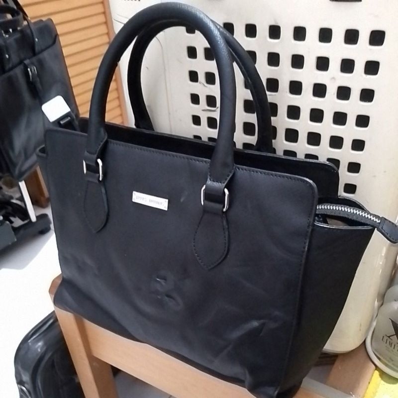Jual Like New Tas Wanita Kulit Asli Saffiano BROOKS BROTHERS | Shopee ...
