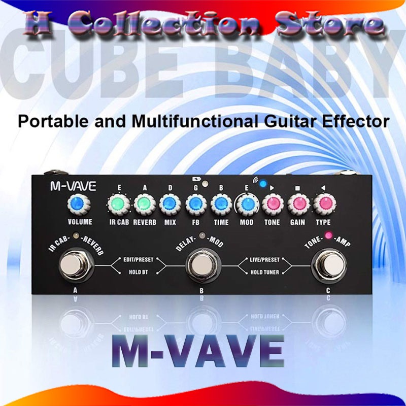 Jual [100% Original ] Efek Gitar M-VAVE CUVAVE Cube Baby Soundcard ...