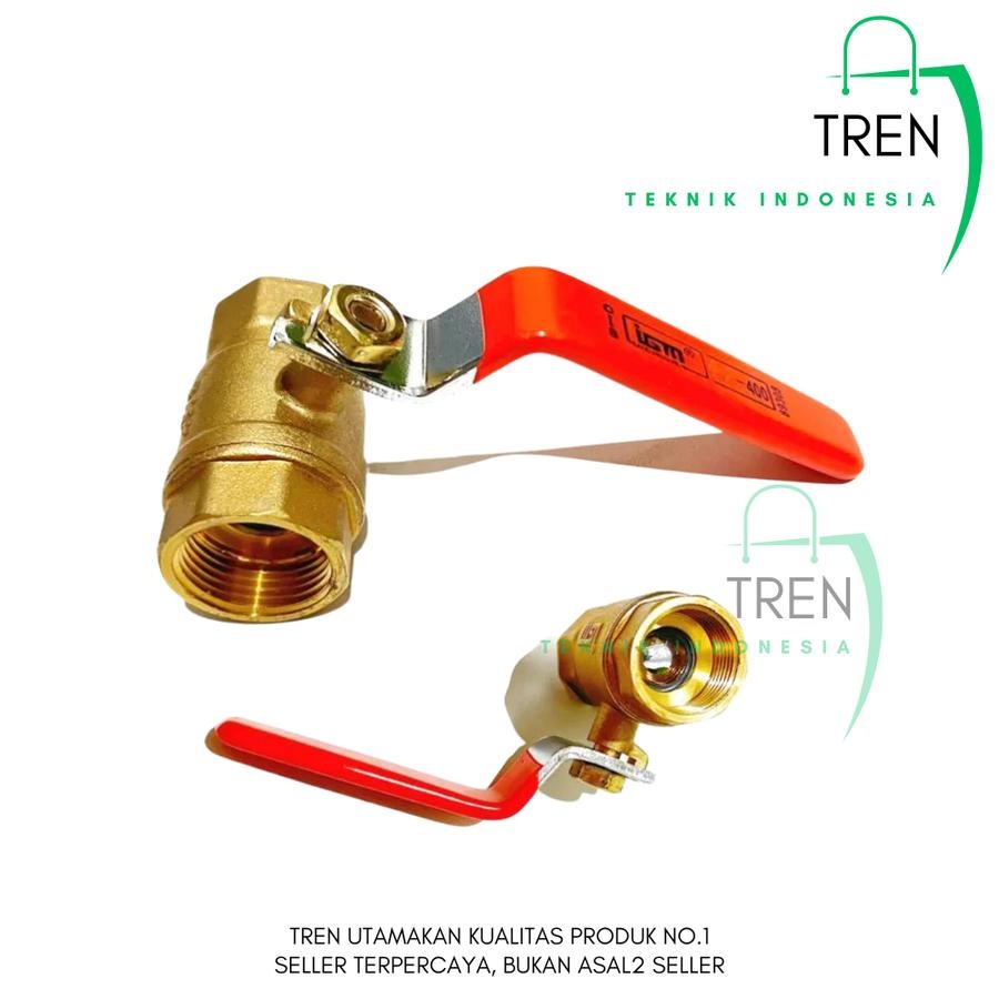 Jual 1 1/2" Stop Kran Ball Valve Kuningan Keran Air Brass 1 1/2 Inch | Shopee Indonesia