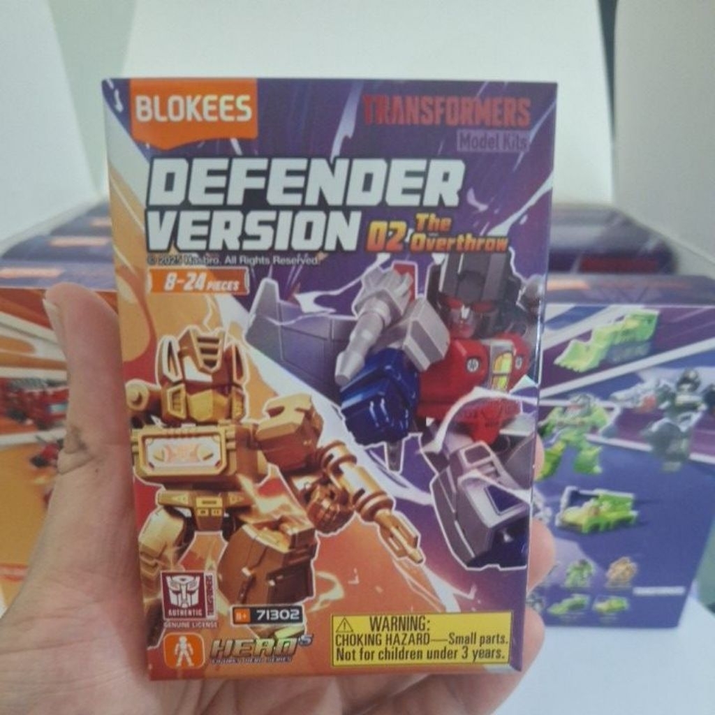 Jual 1 PC Blokees Figures Transformers DV 02 The Overthrow - Defender ...