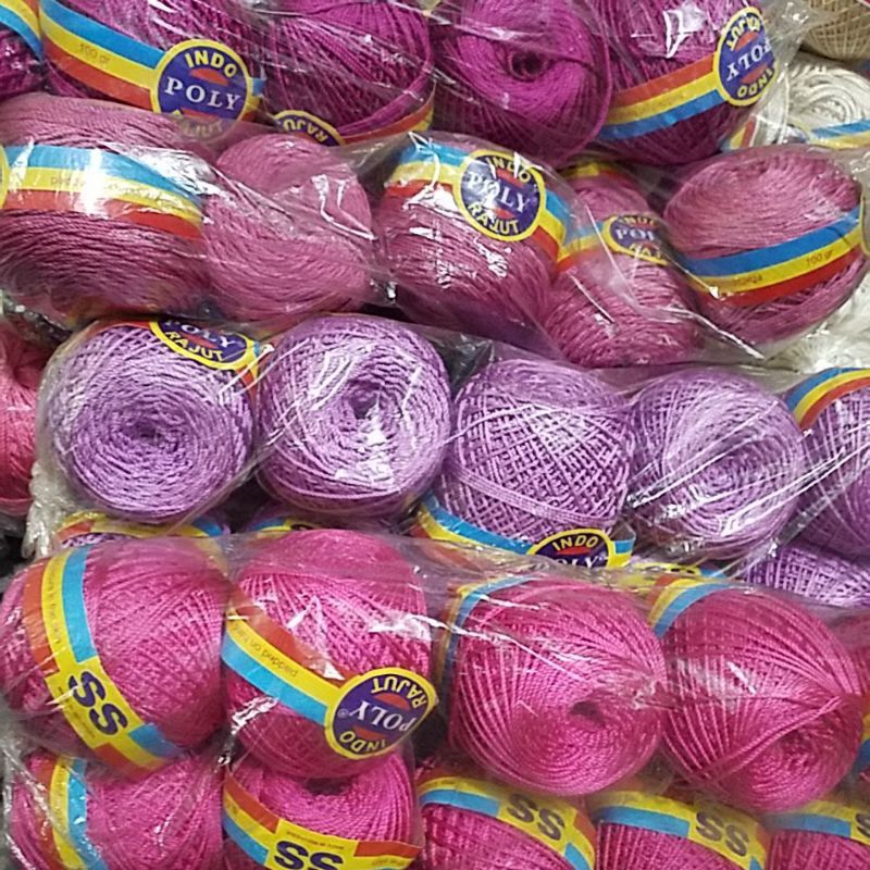 Jual Glaciaamart Poly Indo Part 1, Benang Rajut (Seri Pink/Ungu/Merah ...