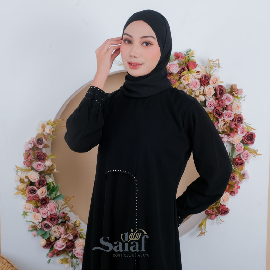 Jual Abaya Hitam Gamis Syari Salaf Boutique | Shopee Indonesia