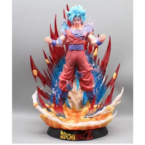 Jual Goku CS King Fist Blue Hair Dragon Ball 40cm Action Figure ...