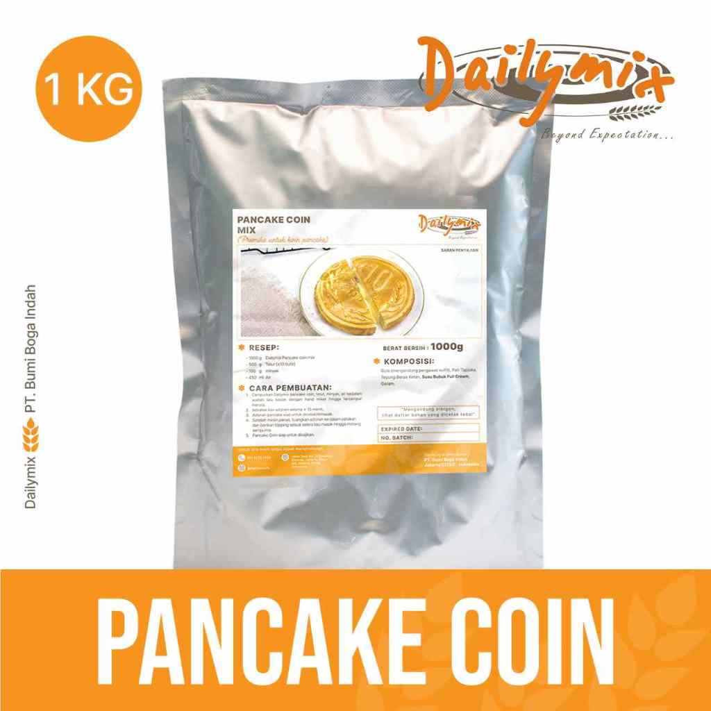Jual ( Dailymix ) Pancake Coin Mix / Korean Cheese Coin/ Coin Ppang ...