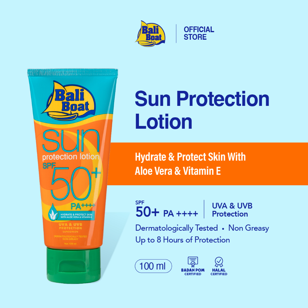 Jual Bali Boat - Sun Protection Lotion SPF 50 PA++++ 100ml | Sunscreen ...