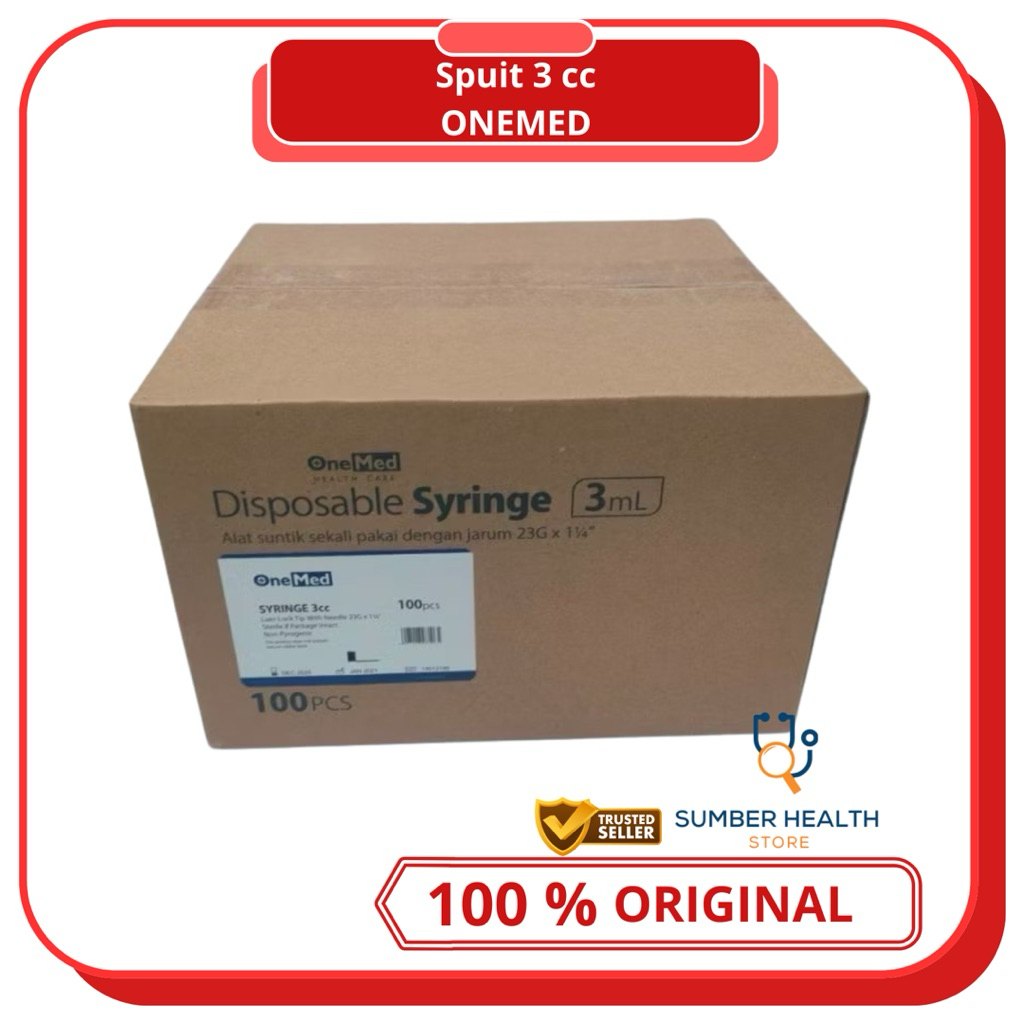 Jual Spuit 3 CC Per Box Isi 100 Syringe 3 CC Per Box Isi 100 Alat ...