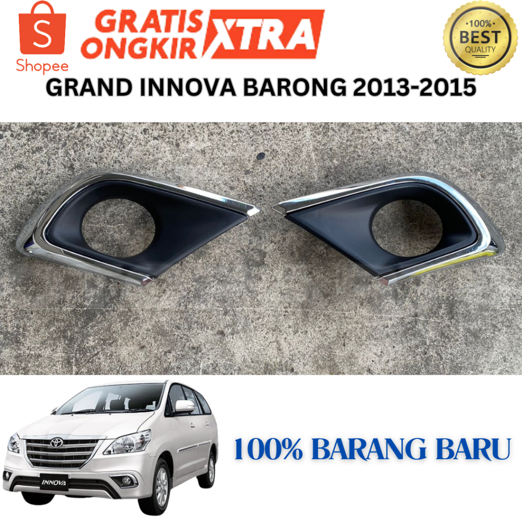 Jual COVER FOG LAMP TUTUP LAMPU KABUT INNOVA BARONG GRAND 2013 2014 ...
