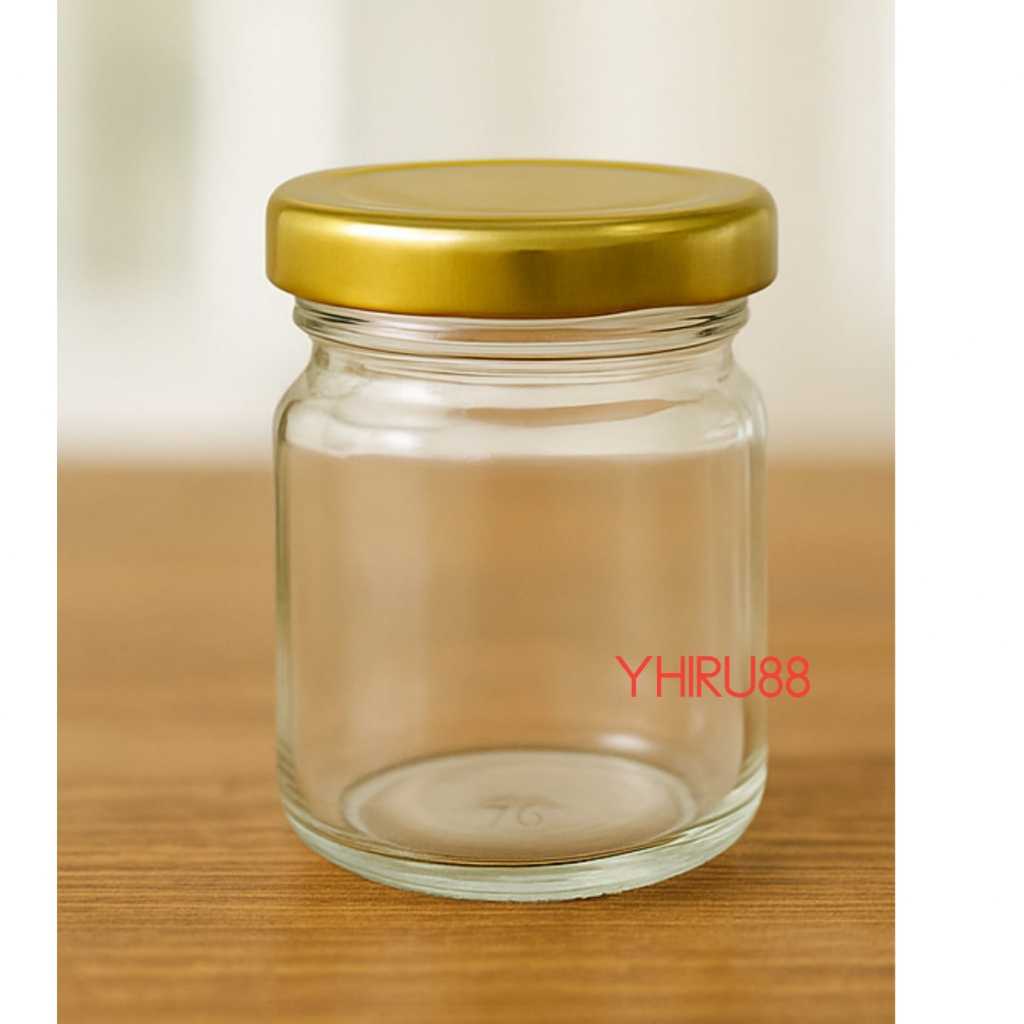 Jual /162 PCS 70 ml botol silinder kaca baru / Botol kaca jar 70ml ...