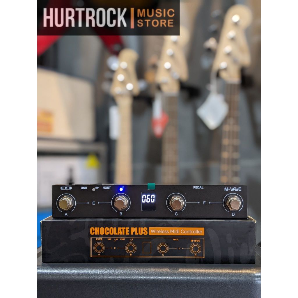 Jual M-VAVE MVAVE CHOCOLATE Chocholate Plus BT Wireless MIDI Controller Foot Switch Efek Gitar ...