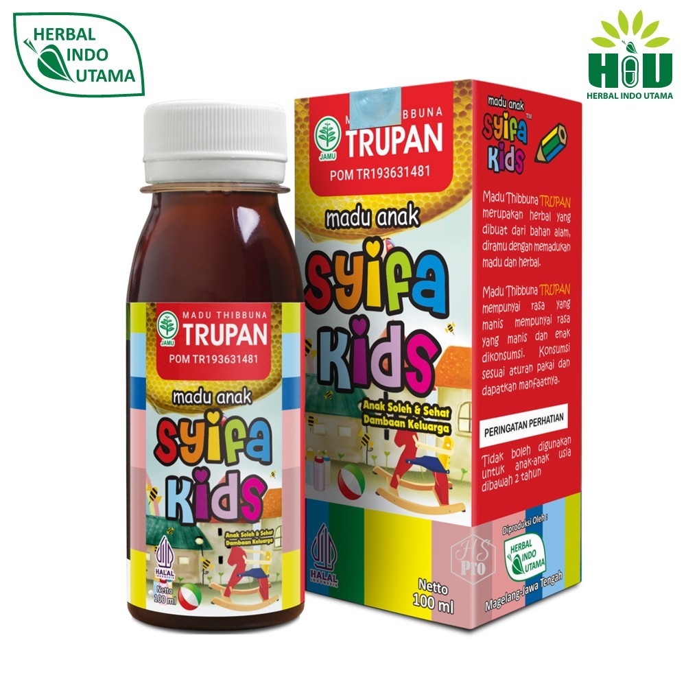 Jual SYIFA KIDS Trupan Madu Herbal Anak Penurun Panas | Shopee Indonesia