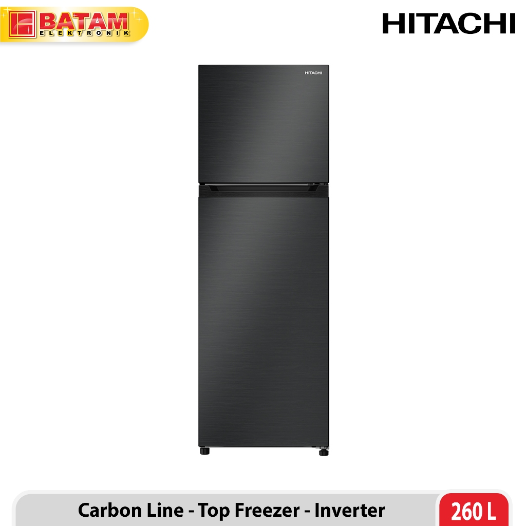 Jual HITACHI KULKAS 2 PINTU 260 LITER INVERTER HRTN5275MFBBKID | Shopee Indonesia