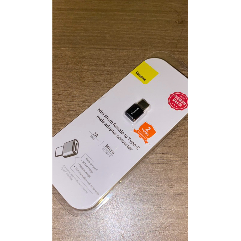Jual Baseus Mini Micro Female to Type C | Shopee Indonesia