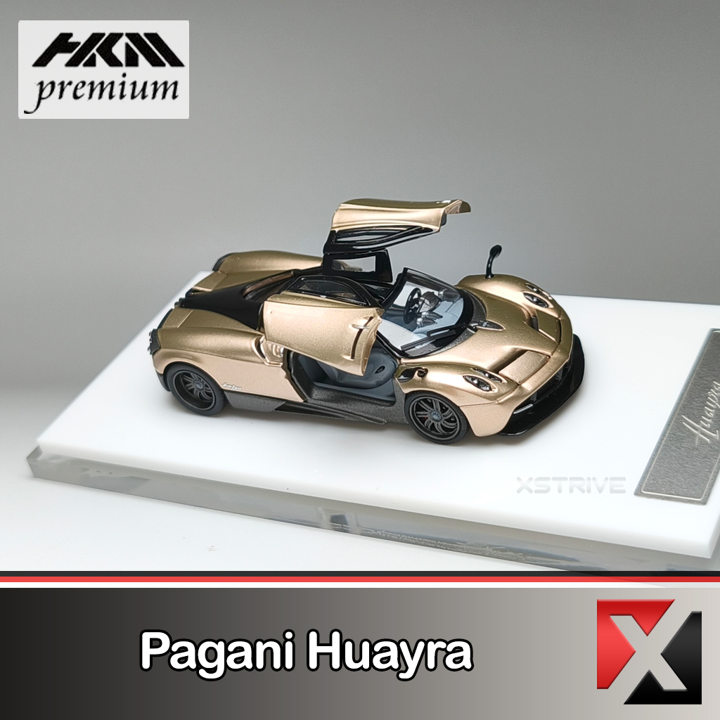 Jual HKM Premium 1:64 Pagani Huayra Champagne Gold Openable Door and ...
