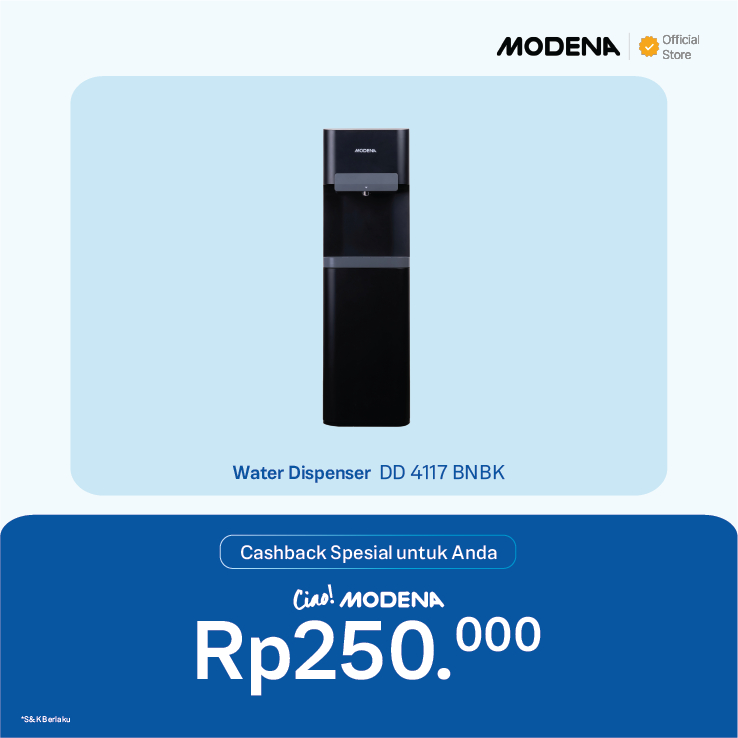 Jual MODENA Water Dispenser - DD 4117 BNBK | Shopee Indonesia