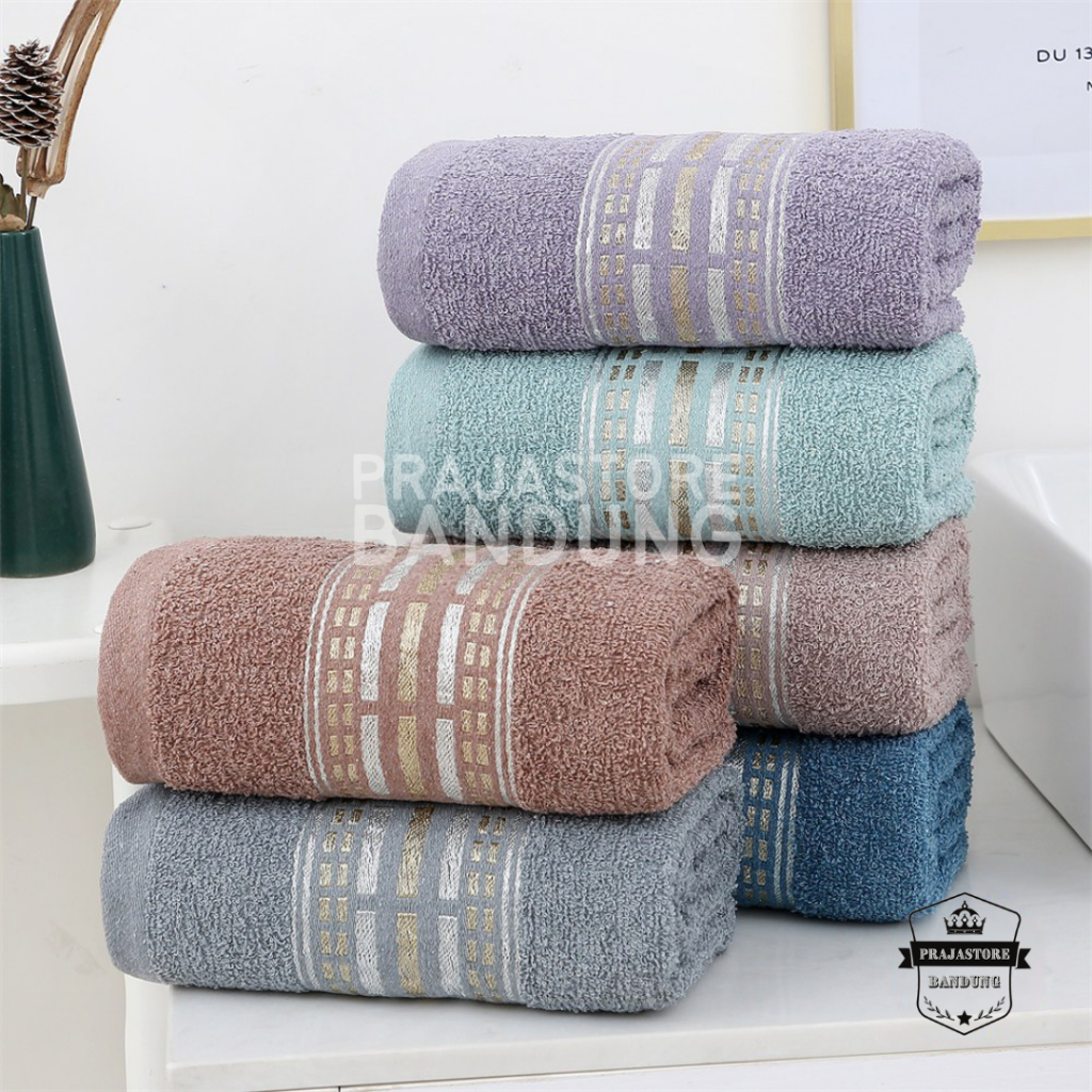 Jual Handuk Mandi Katun 70x140 Anduk Dewasa Tebal dan Lembut Motif ...