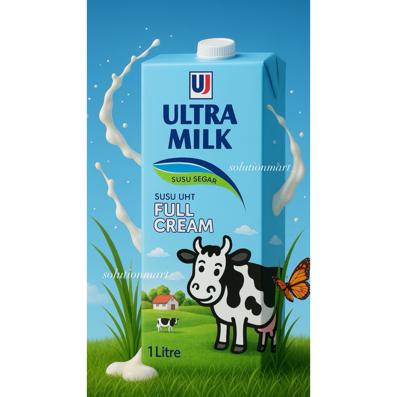 Jual Ultra Milk Full Cream 1000ml / 1Liter | Shopee Indonesia