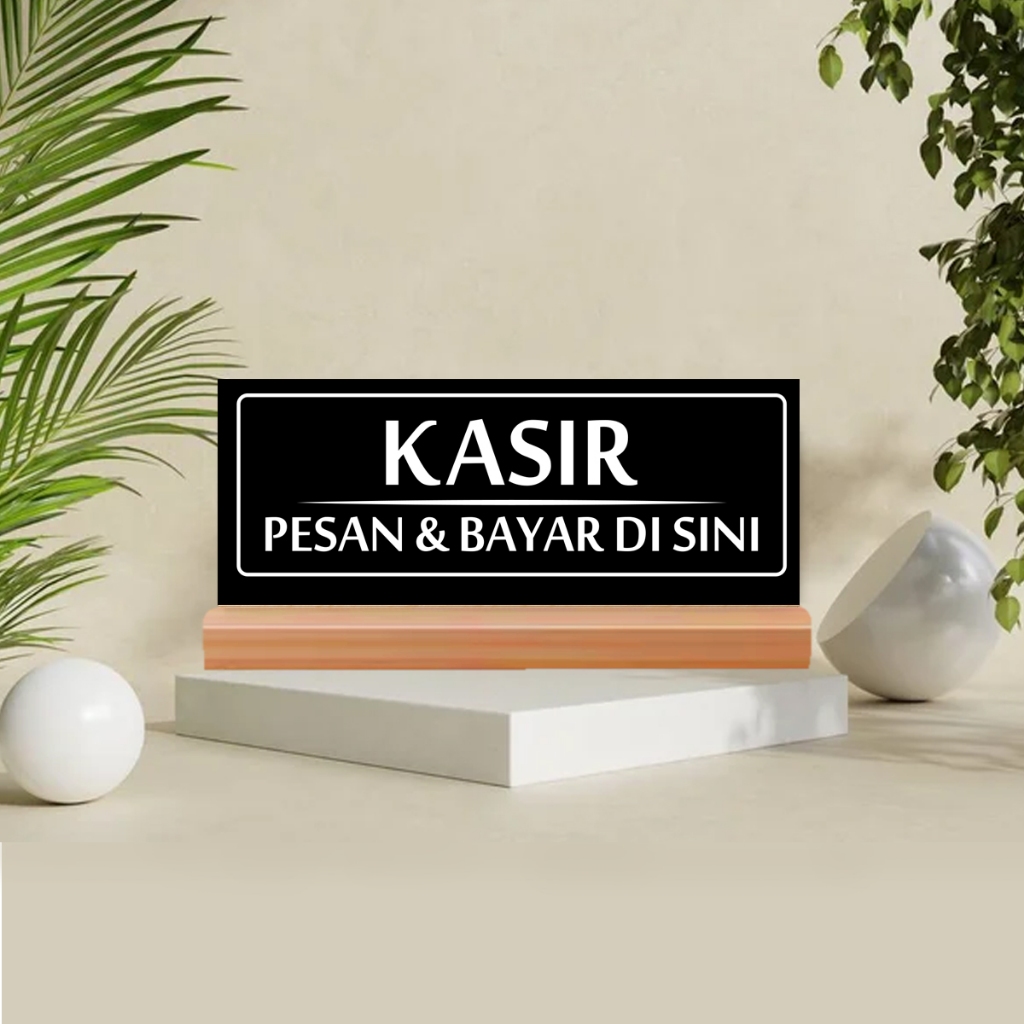 Jual Papan Penanda Meja Kasir/Pesan dan Bayar Di Sini | Shopee Indonesia