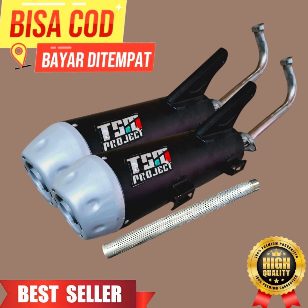 Jual Knalpot Matic adem Beat FI Mio S Vario 125 15 Led Scoopy Karbu ...