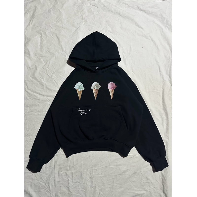 Jual BOXY HOODIE ICE CREAM SUPREMACY | Shopee Indonesia