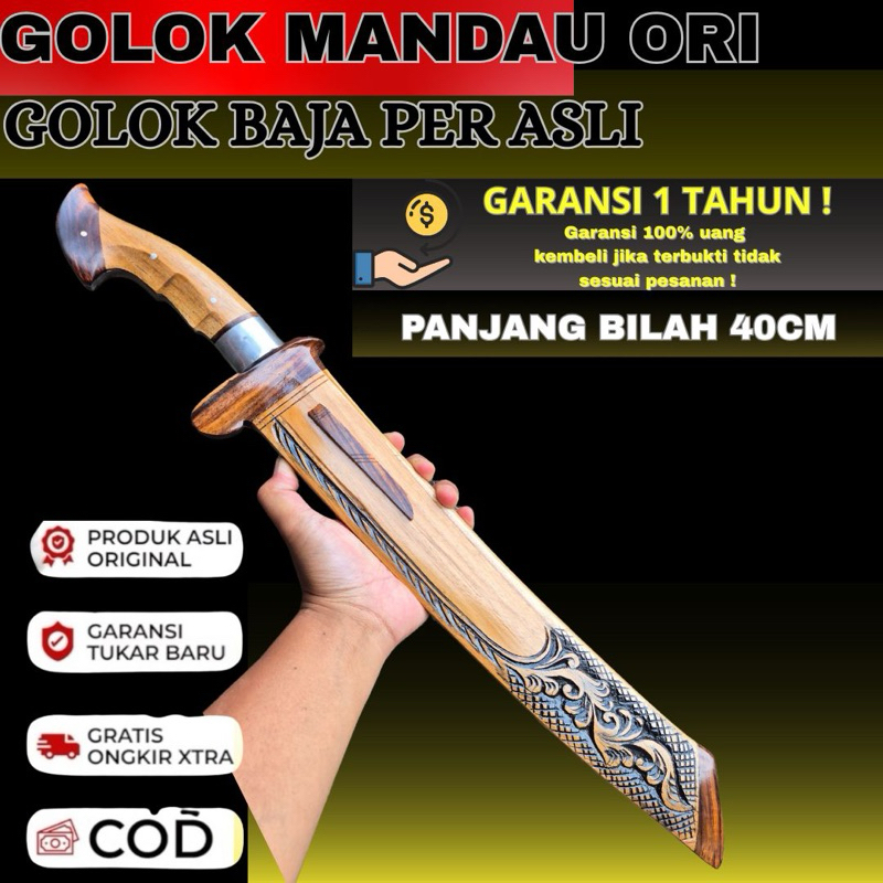 Jual [ Best Seller Golok Model Mandau Terbaru ] Golok Si Mandau Khas ...