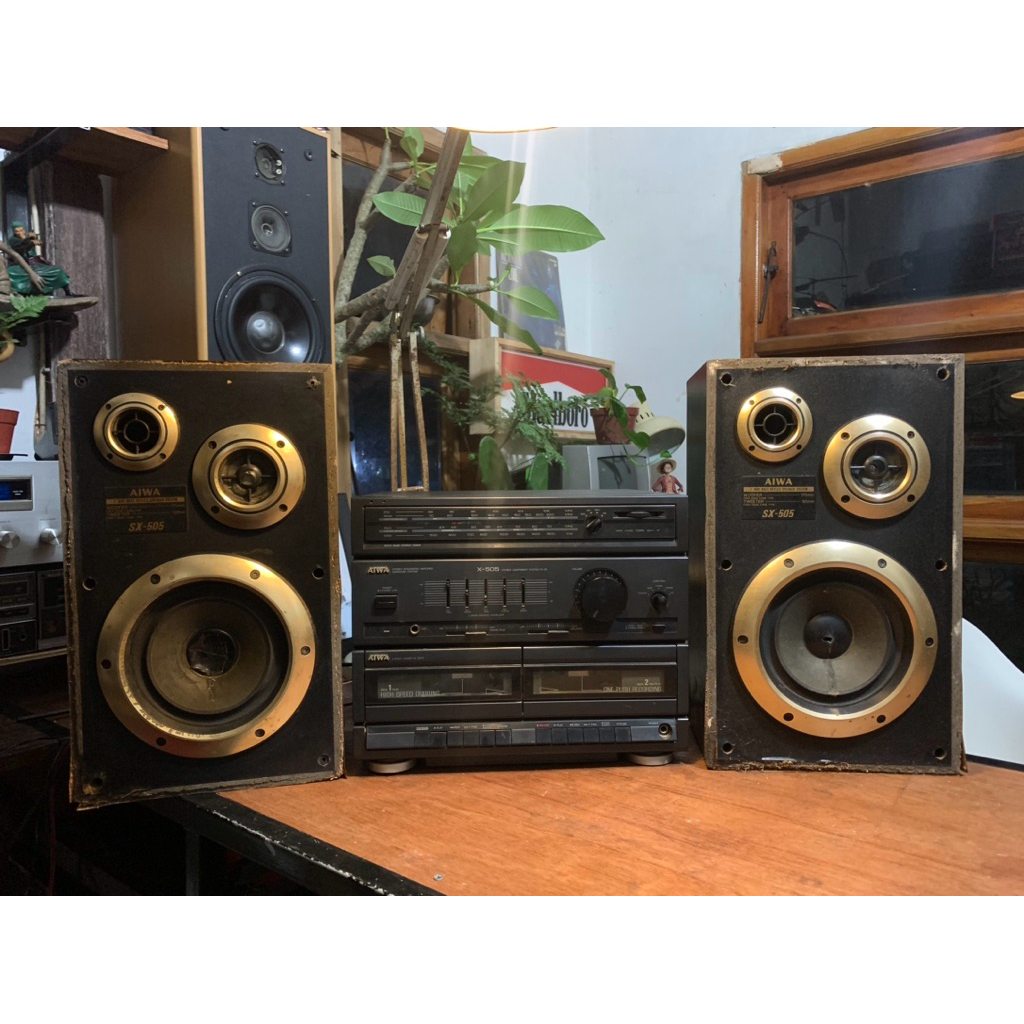 Jual tapedeck tape compo hifi AIWA X505 . mulus | Shopee Indonesia