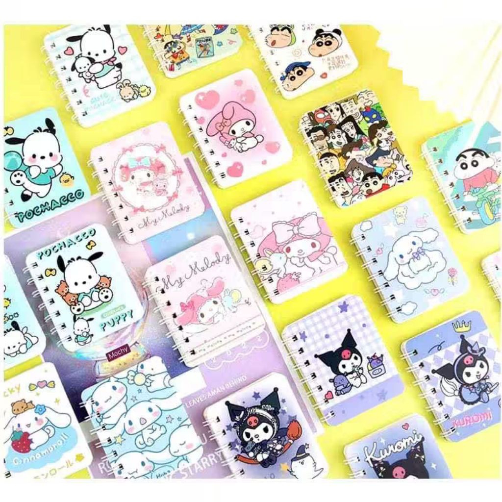 Jual ( sss.fashion3 ) MINI BOOK / NOTEBOOK Isi 50 lembar ukuran A7 ...