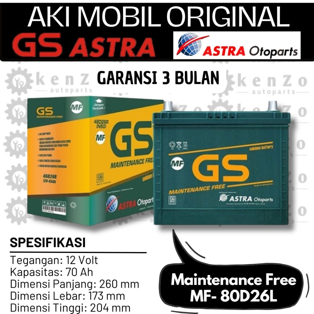 Jual Produksi Terbaru!! [Garansi 3 Bulan] Aki Mobil Pajero Sport Diesel Fortuner Diesel Kijang ...