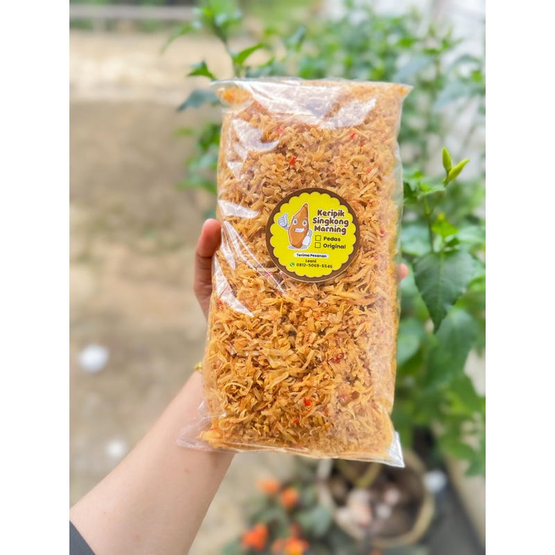 Jual Keripik singkong marning Renyah dan Gurih 500gr | Shopee Indonesia