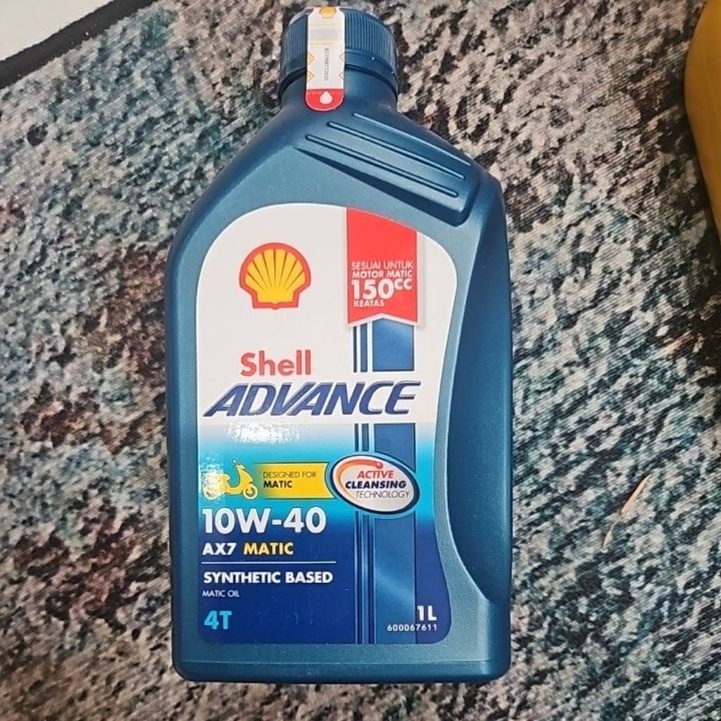 Jual SHELL ADVANCE AX7 MATIC 10W-40 1 LITER | Cocok untuk berbagai ...
