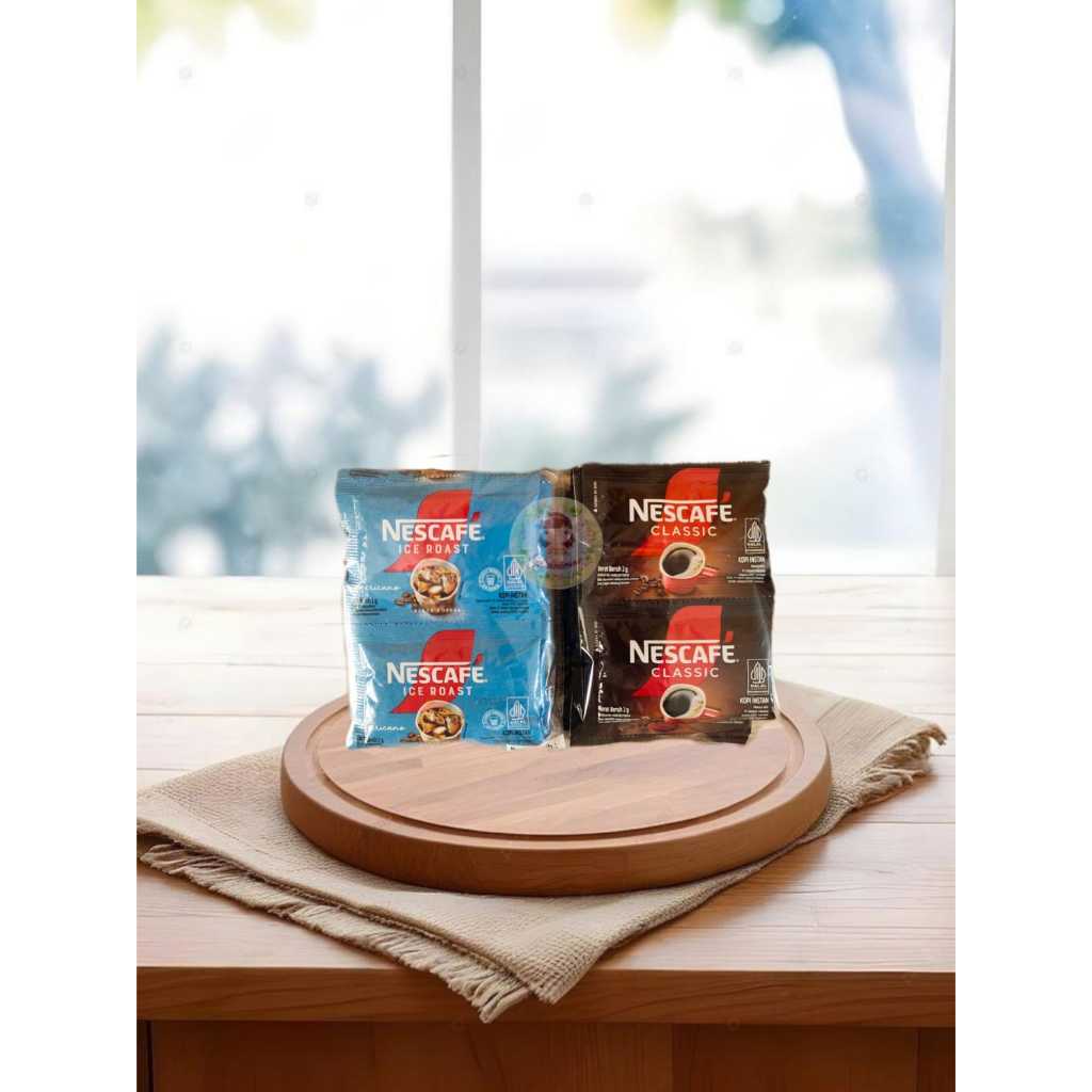 Jual .Sepack Nescafe Ice Roast Americano, Nescafe Classic isi 10 sachet ...
