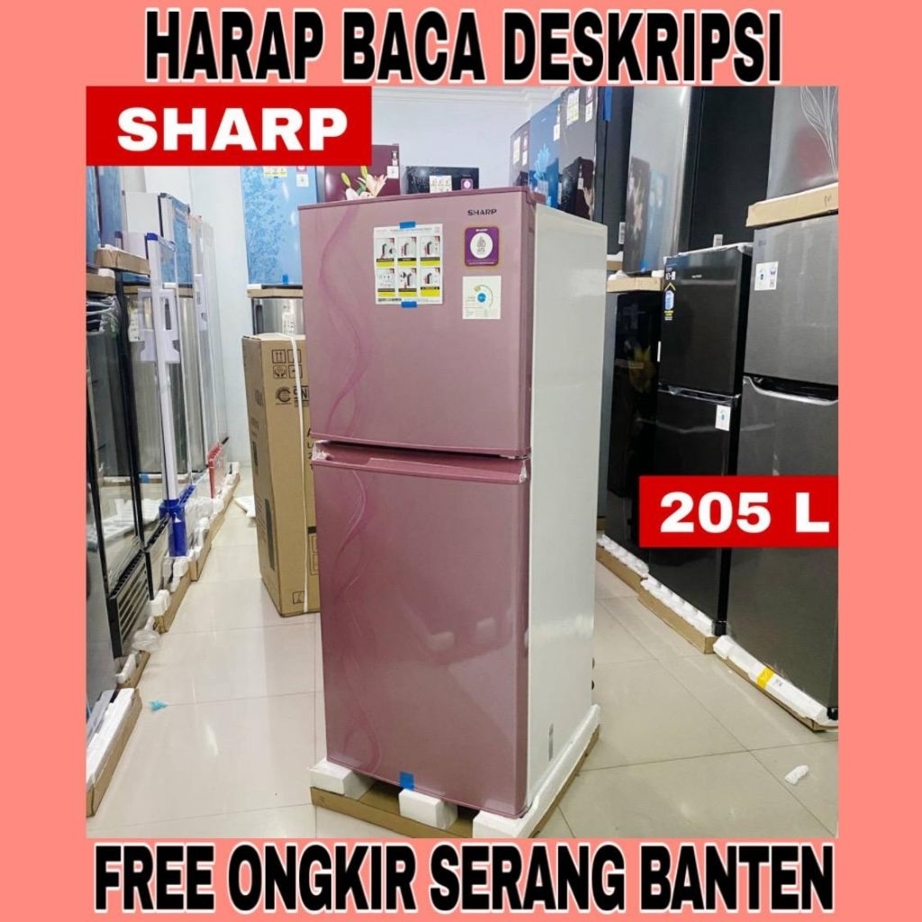 Jual Kulkas / Lemari Pendingin Sharp 2 Pintu SJ-237 ND ( Free Ongkir ...