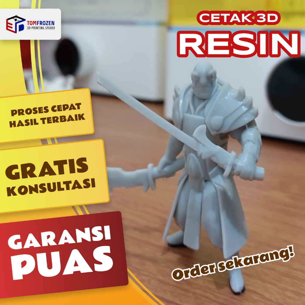 Jual Jasa Cetak 3D Print Bahan Resin Pro (9K Super Quality) | Shopee ...