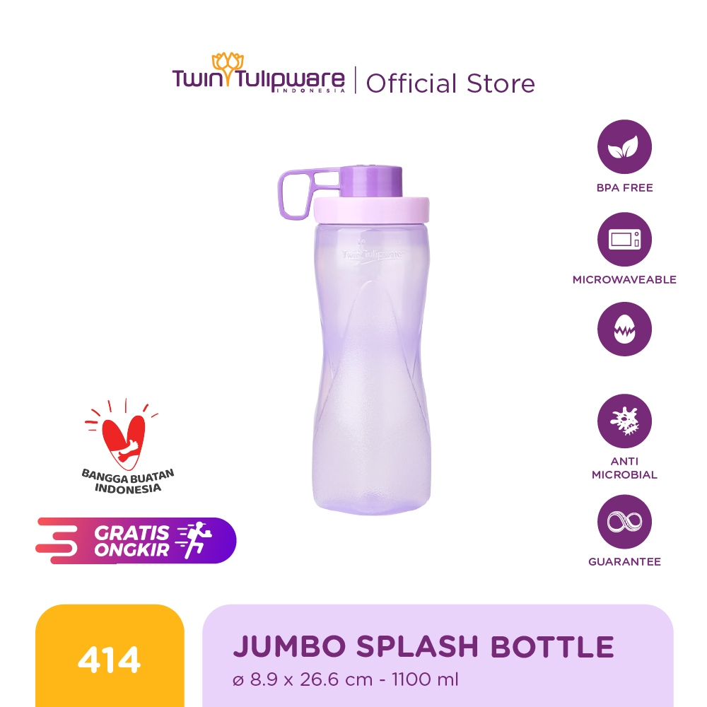 Jual Twin Tulipware Jumbo Splash Bottle | Shopee Indonesia