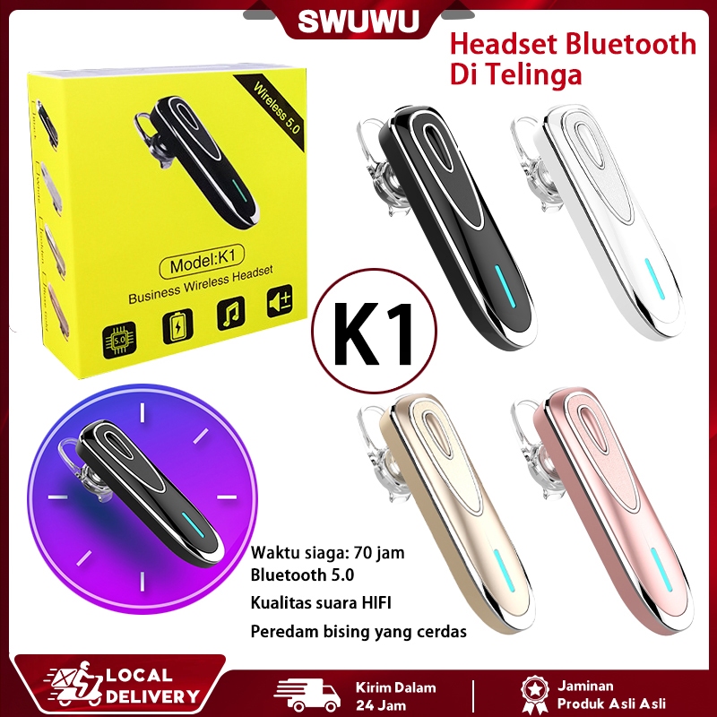 Jual [ready stock]70h Headset Bluetooth K1 Waktu Siaga Panjang Headset ...